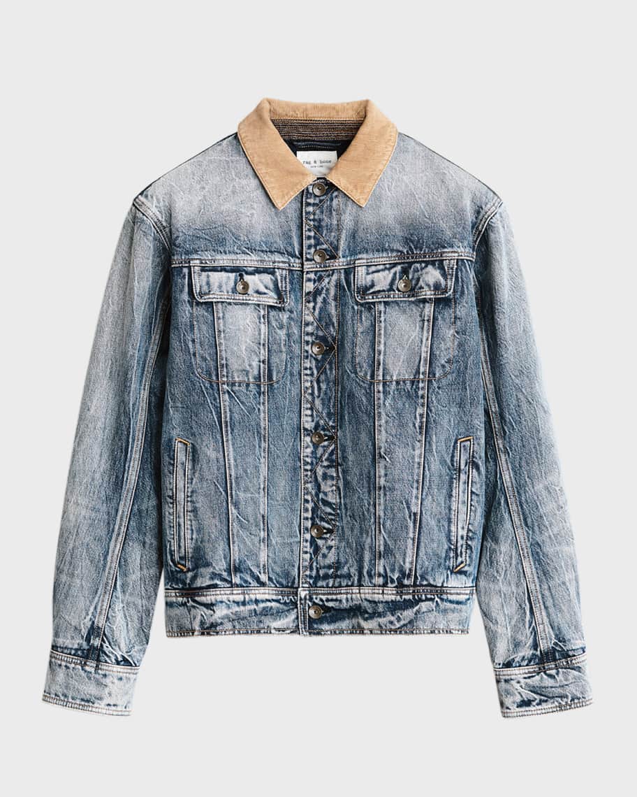 Rag & Bone Men's Eli Denim Trucker Jacket | Neiman Marcus
