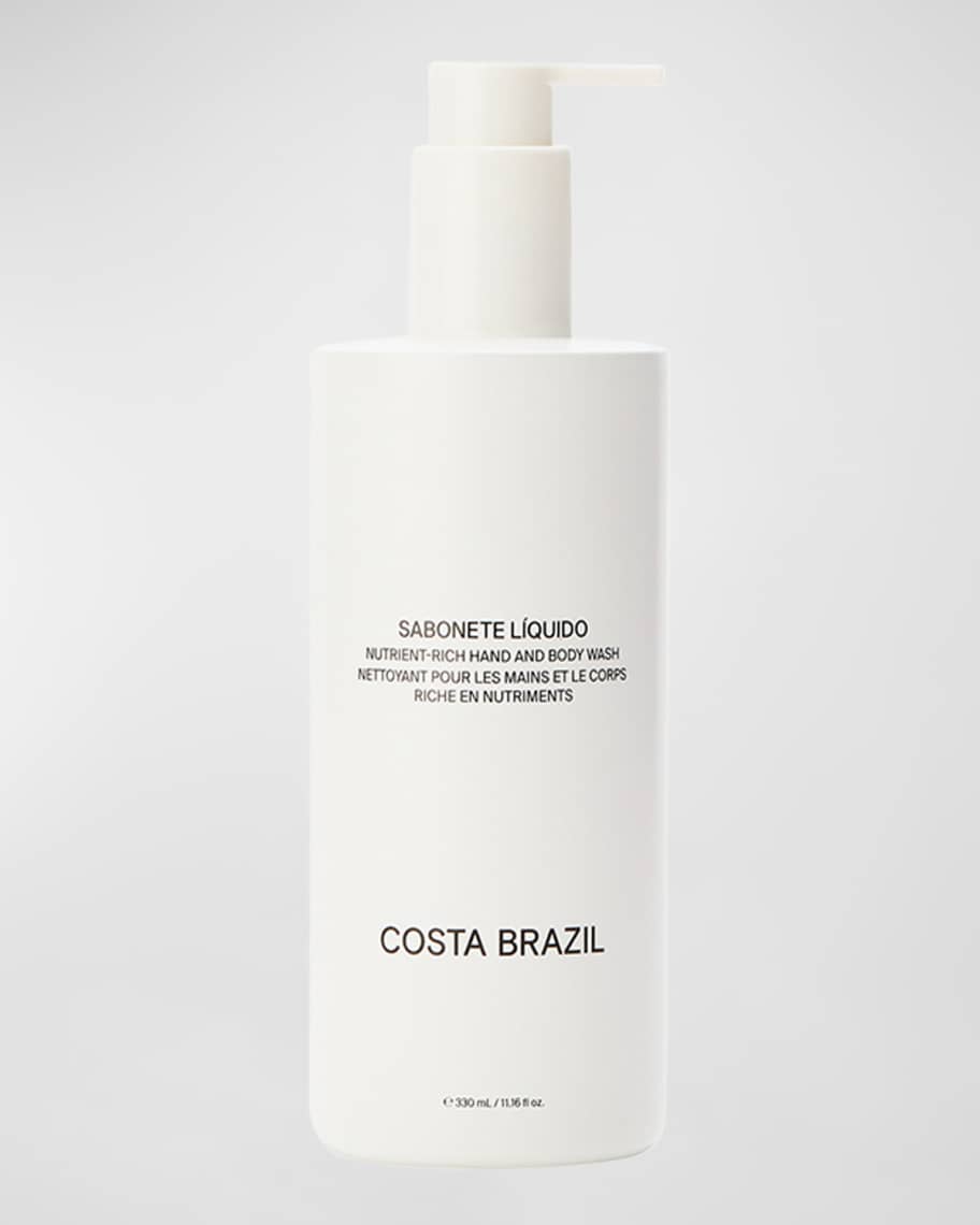 Costa Brazil Sabonete Liquido Nutrient Rich Hand and Body Wash, 11 oz ...