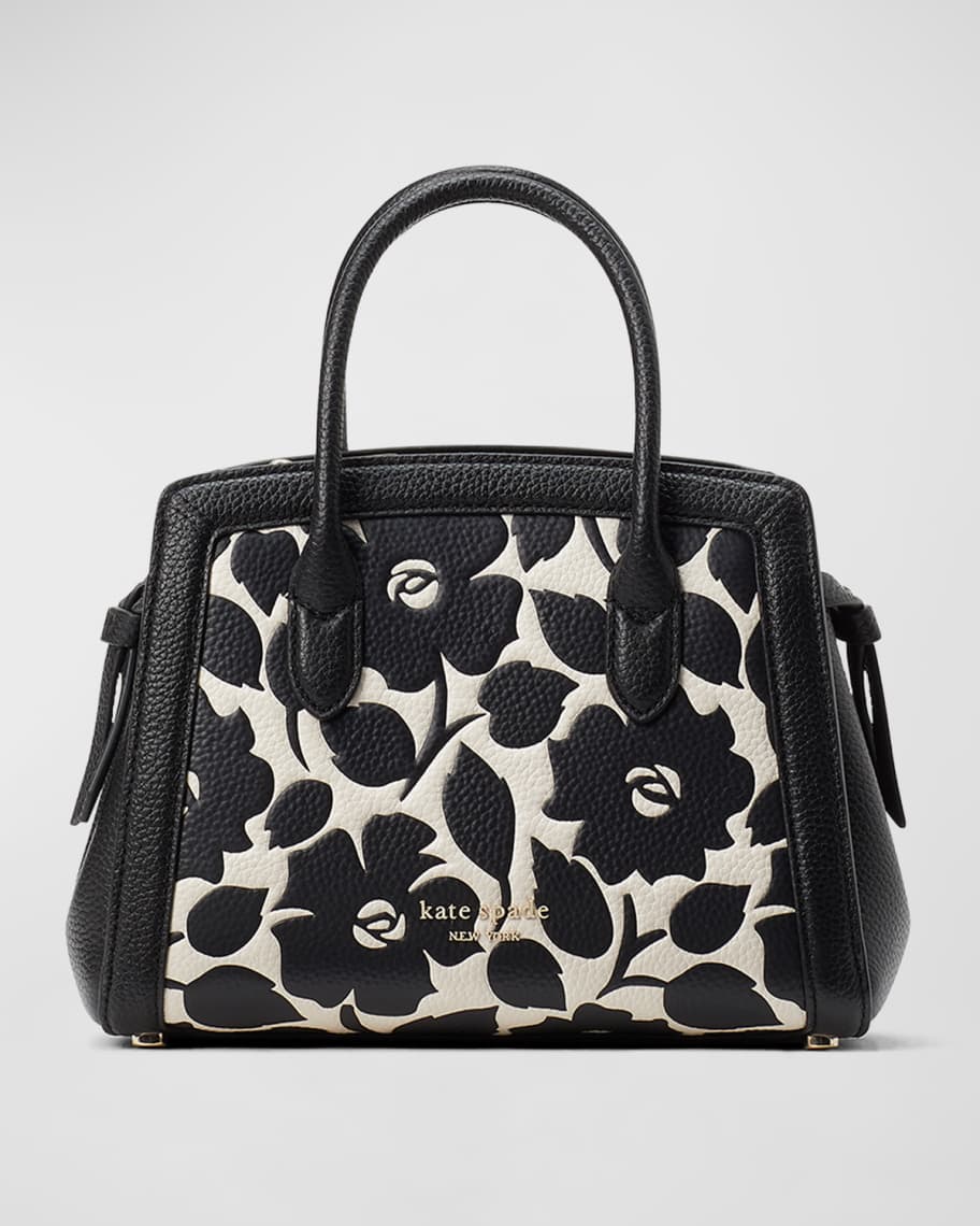 kate spade new york knott mini rose printed satchel bag | Neiman Marcus