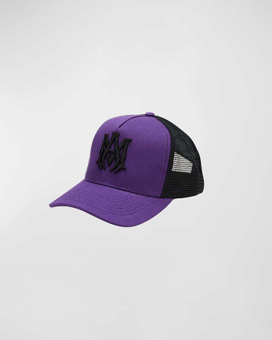 Amiri Men's MA-Logo Trucker Hat | Neiman Marcus