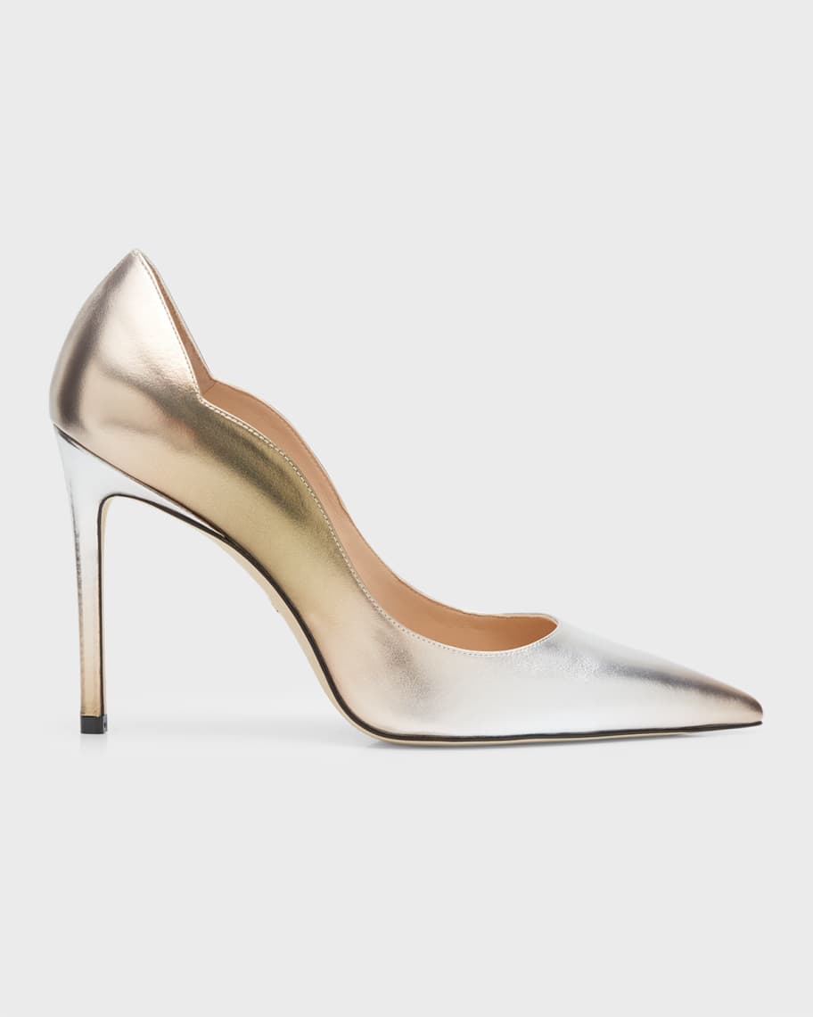 Stuart Weitzman Stuart Ombre Scallop Pumps | Neiman Marcus