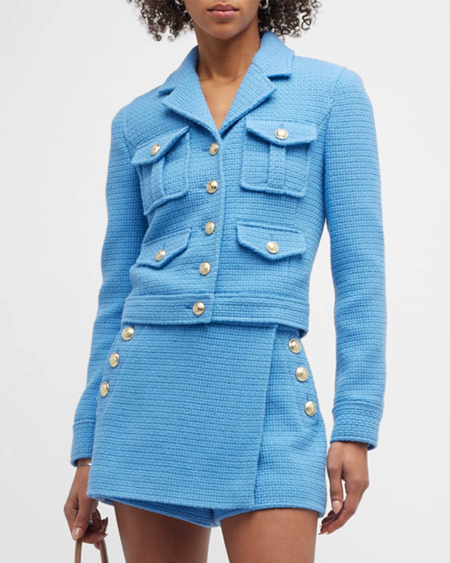 Derek Lam 10 Crosby Arleth Shrunken Utility Jacket | Neiman Marcus