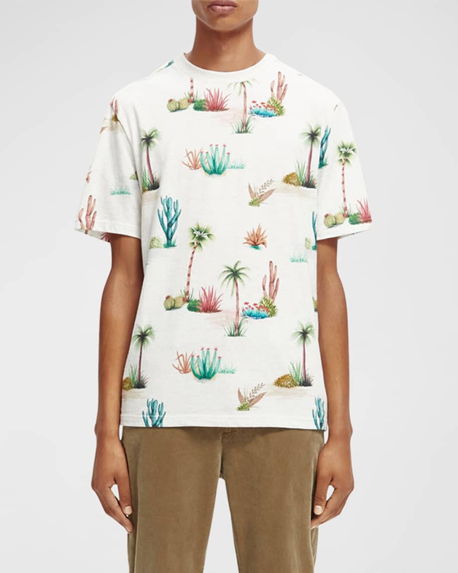 Scotch & Soda Men's Printed Regular-Fit T-Shirt | Neiman Marcus