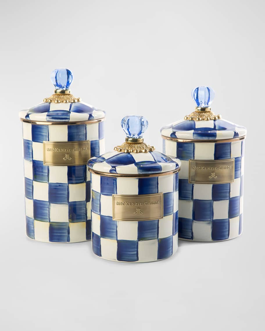 Royal Check Canisters | Neiman Marcus