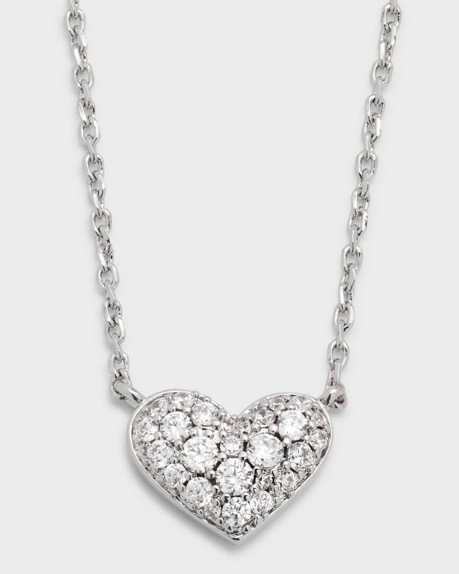 Kendra Scott Ari Pave Crystal Heart Necklace | Neiman Marcus