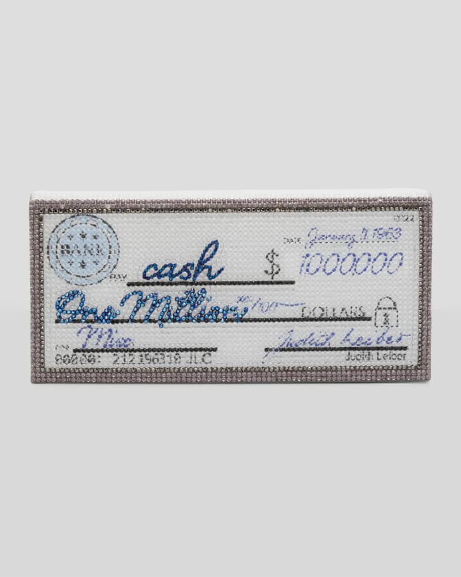 Judith Leiber Couture Million Dollar Check Crystal Clutch Bag | Neiman ...