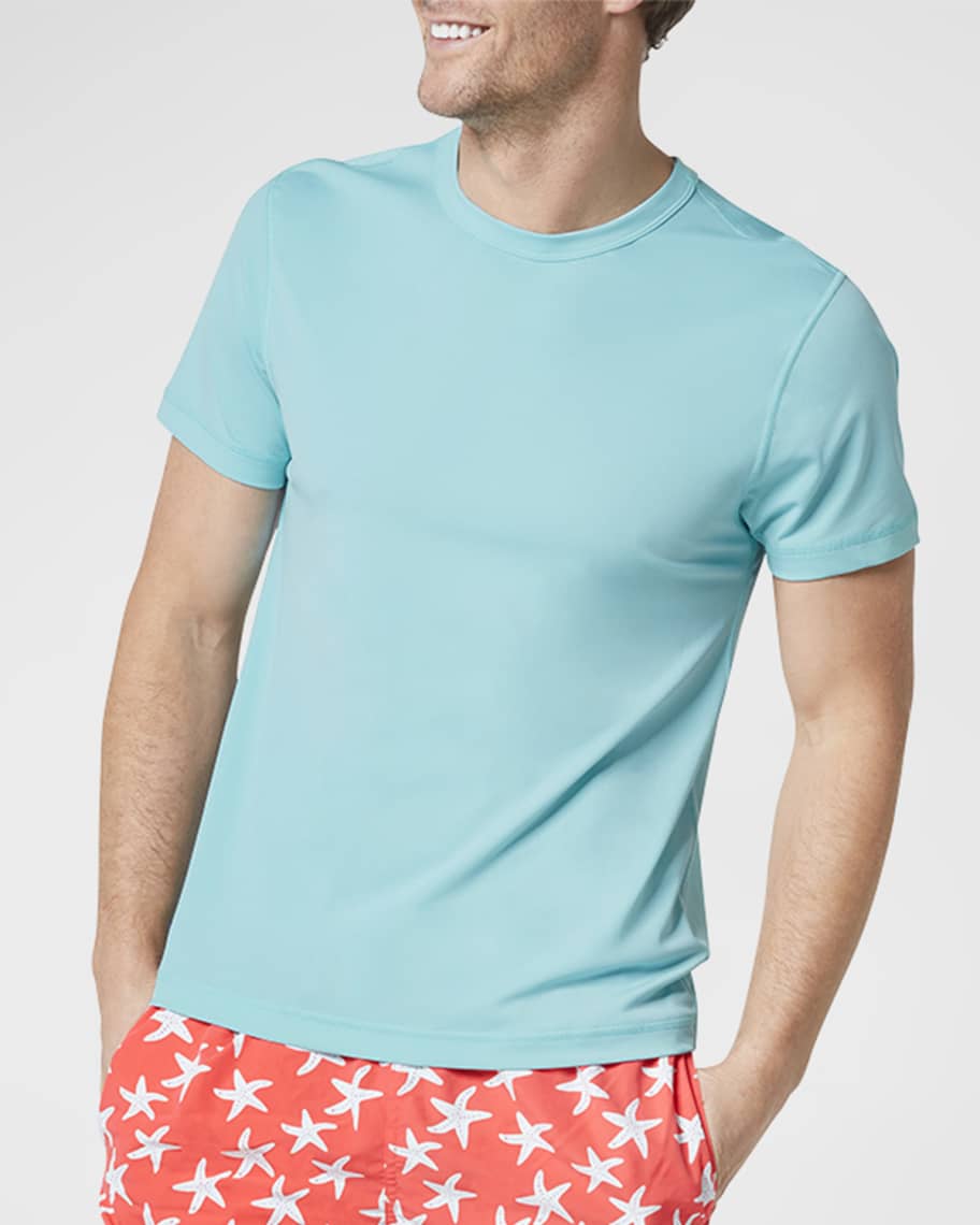 Tom & Teddy Men's Solid Short-Sleeve Rash T-Shirt | Neiman Marcus