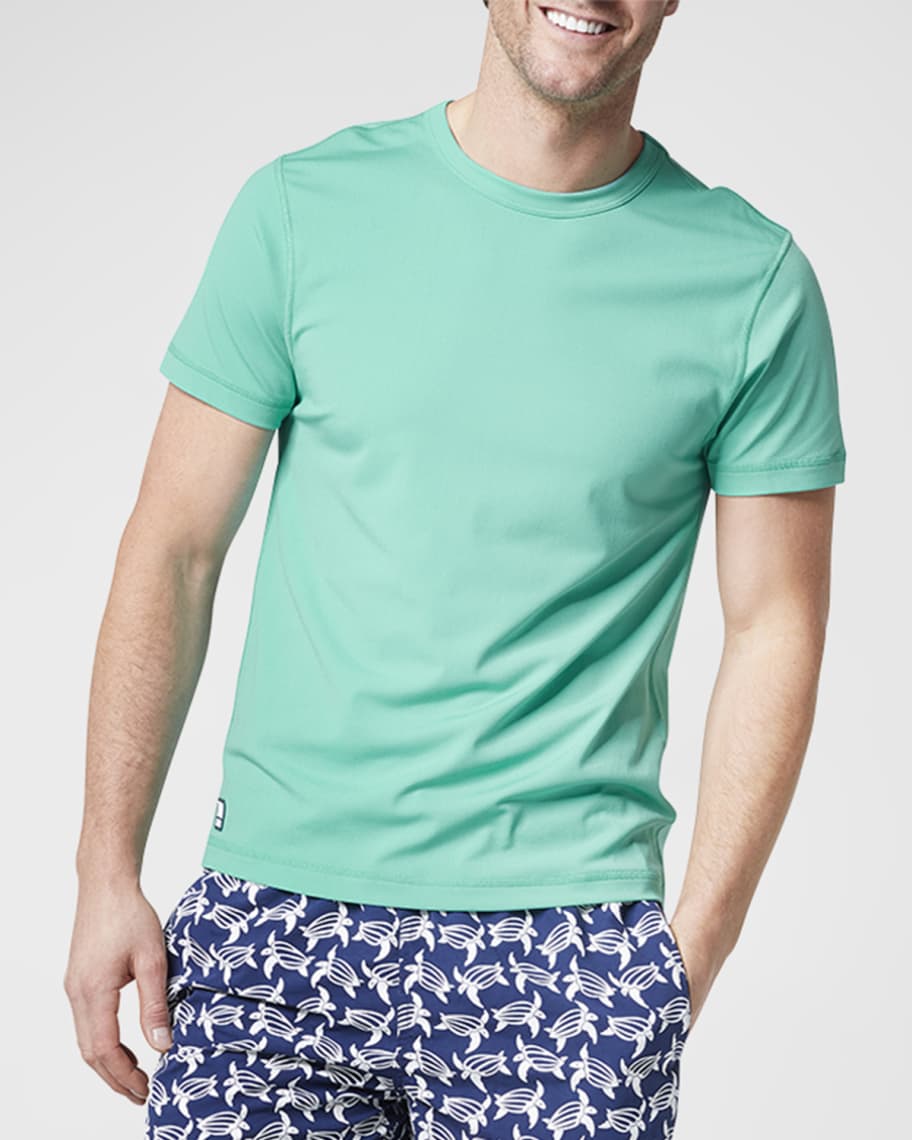 Tom & Teddy Men's Solid Short-Sleeve Rash T-Shirt | Neiman Marcus