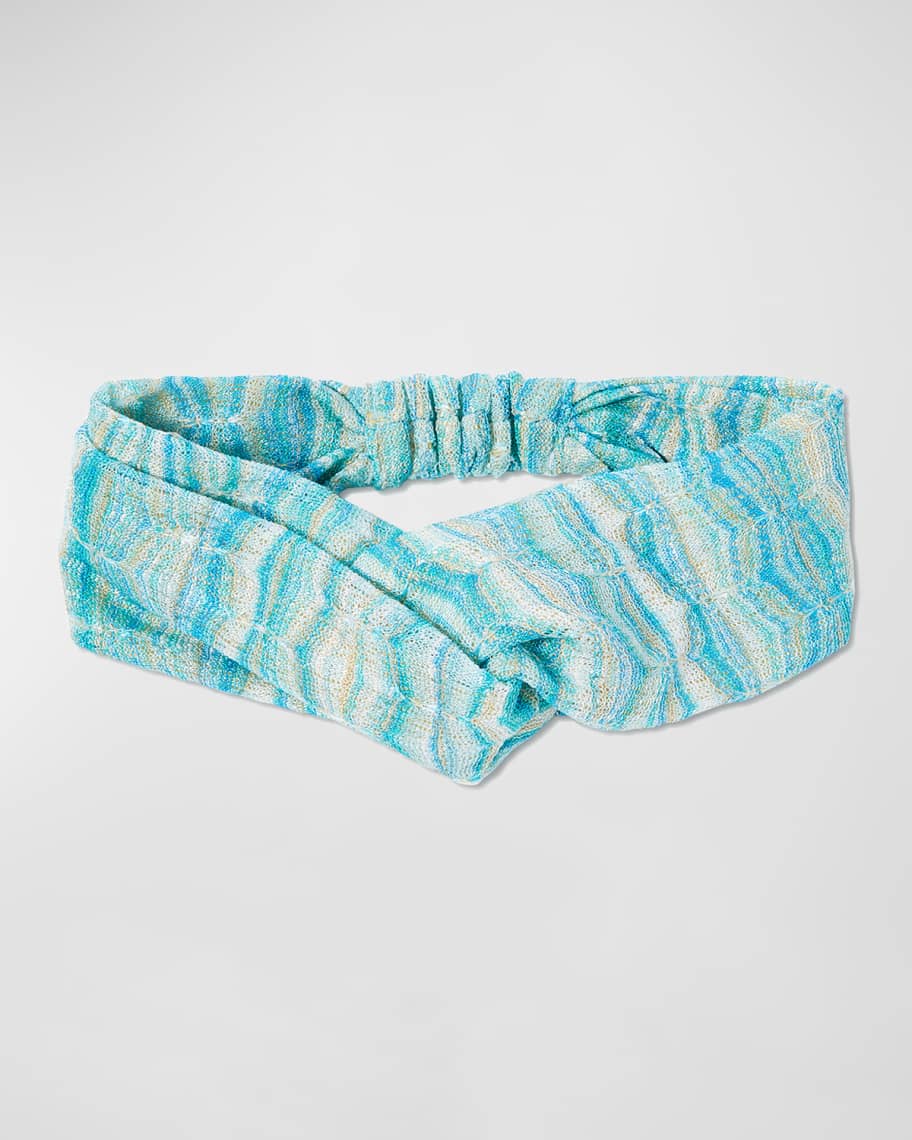 Lele Sadoughi Twisted Tonal Knit Head Wrap | Neiman Marcus