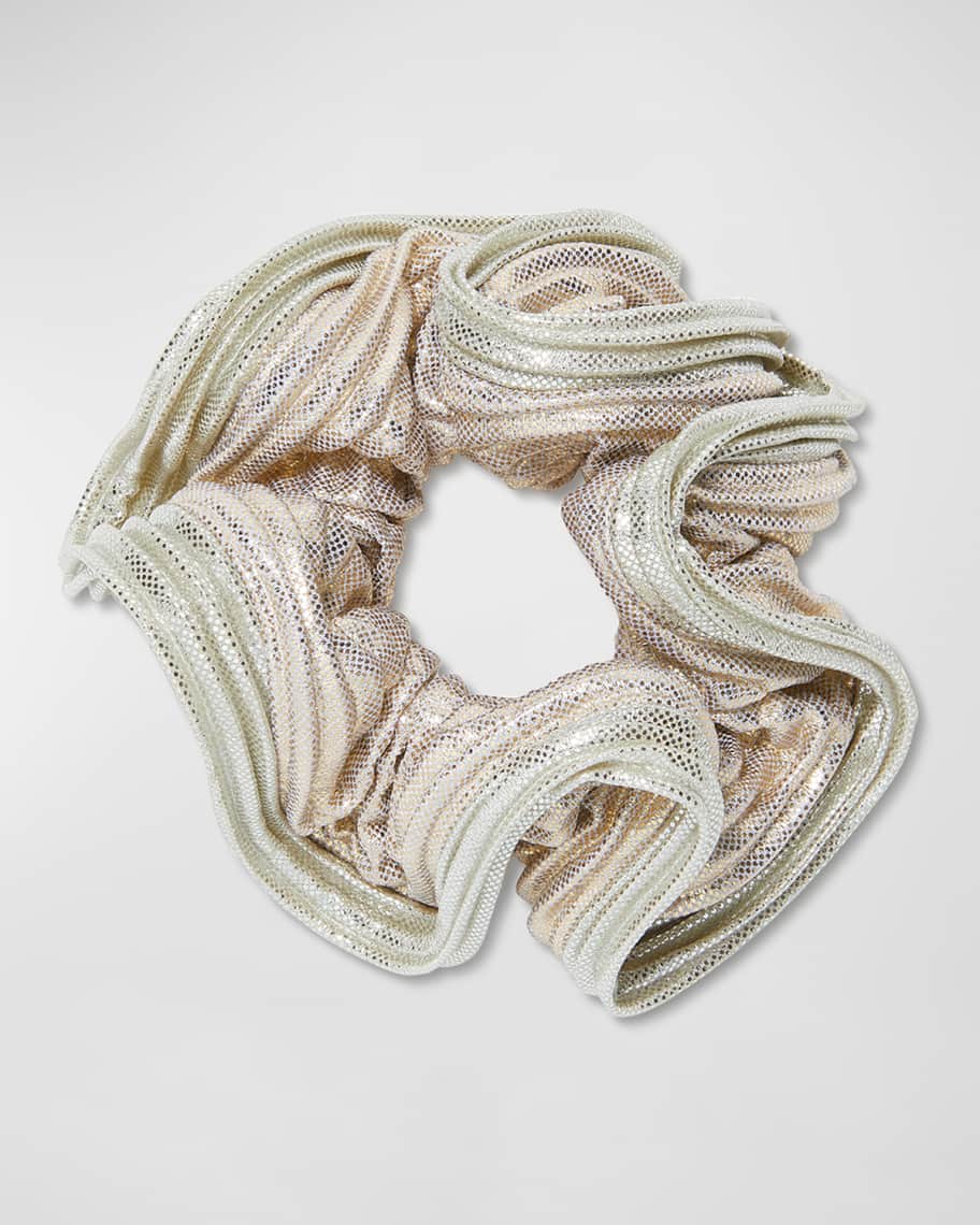 Lele Sadoughi Layered Ruffle Scrunchie | Neiman Marcus