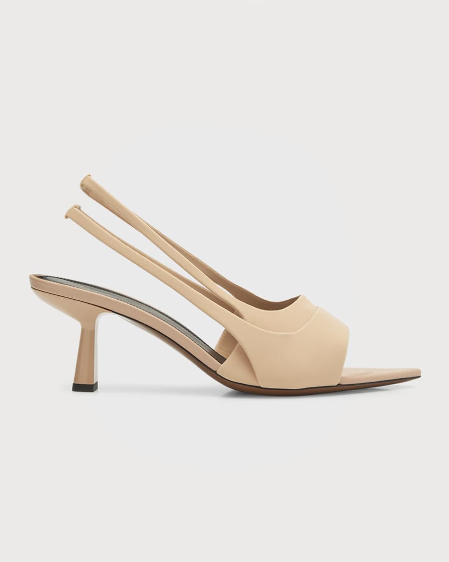 Neous Petra Double-Layer Sling-Back Sandals | Neiman Marcus