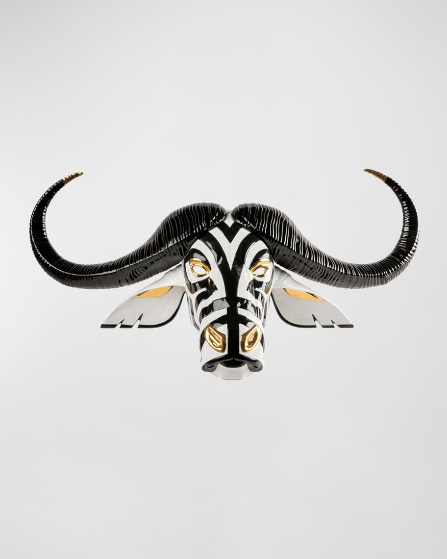 Lladro Buffalo Mask Sculpture | Neiman Marcus