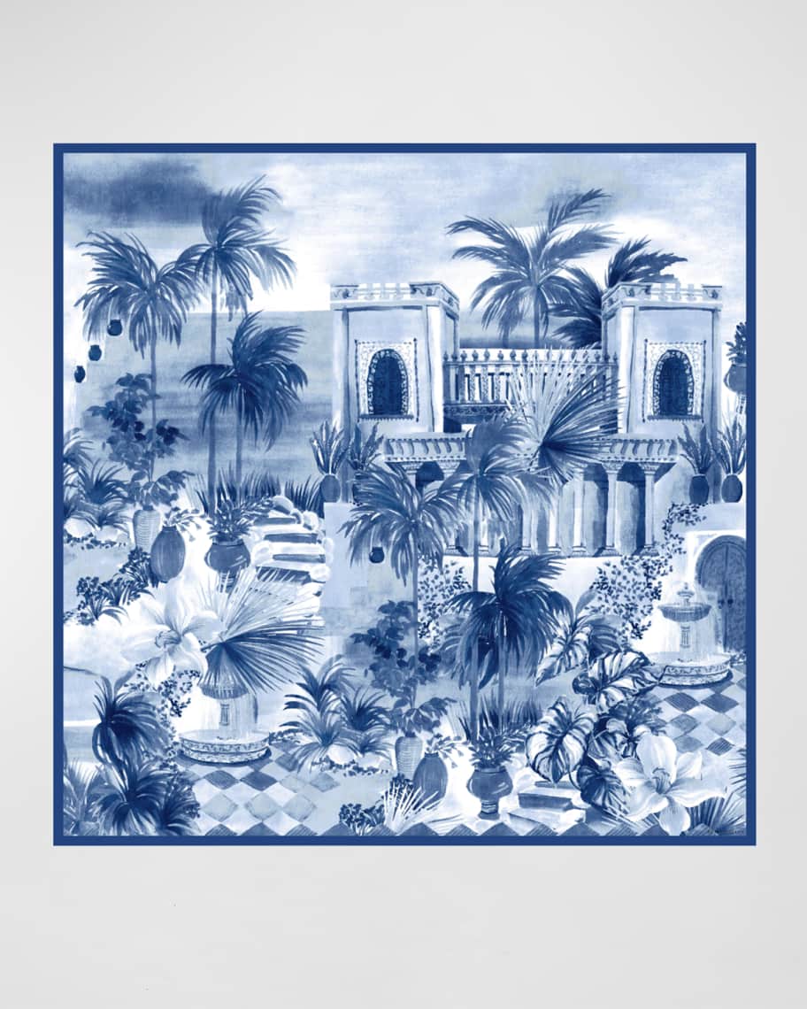 Rani Arabella Roma Cashmere-Blend Scarf | Neiman Marcus