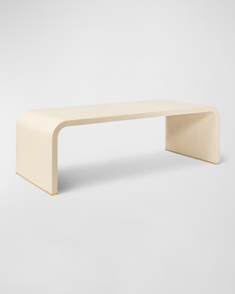 AERIN Faux Shagreen Coffee Table | Neiman Marcus