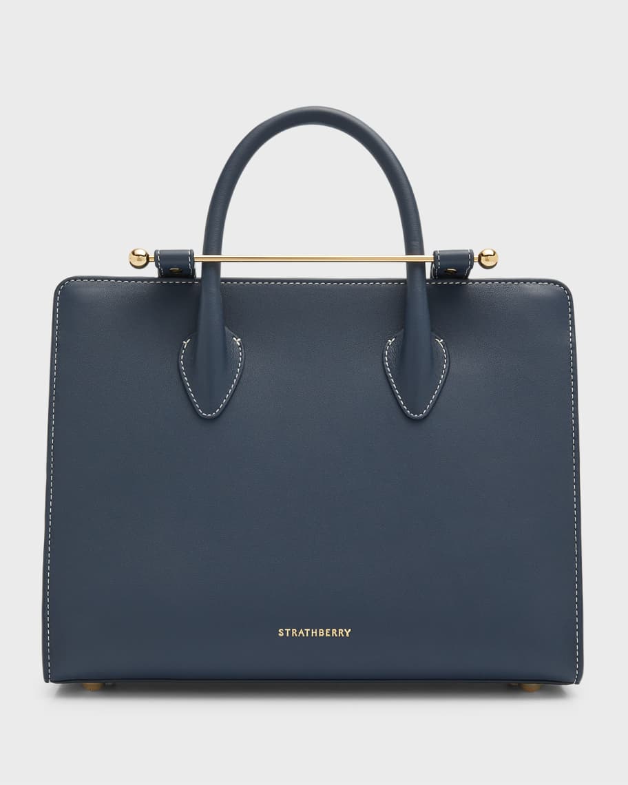 STRATHBERRY Leather Midi Tote | Neiman Marcus