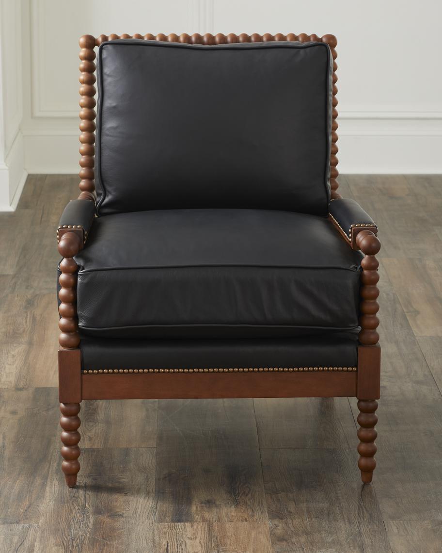 Old Hickory Tannery Desmond Leather Chair | Neiman Marcus