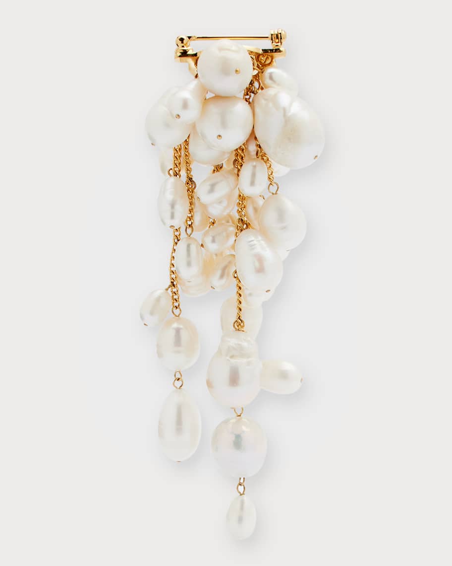 Jil Sander Freshwater Pearl Cluster Brooch | Neiman Marcus