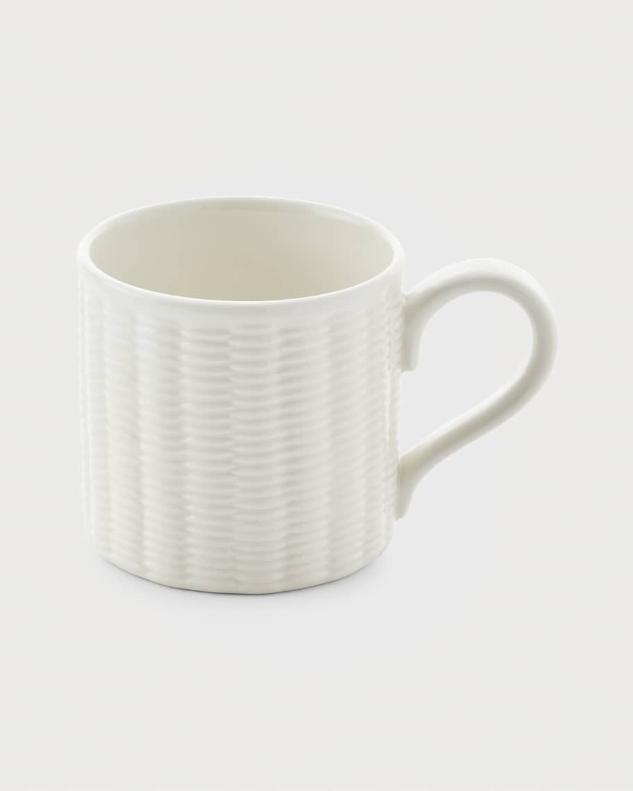 Neiman Marcus White Wicker Mug | Neiman Marcus