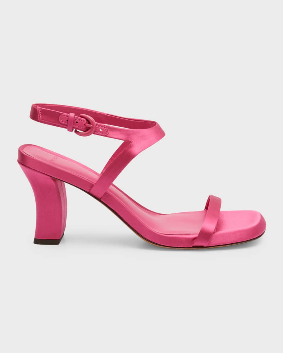 Vince Luella Satin Ankle-Strap Sandals | Neiman Marcus