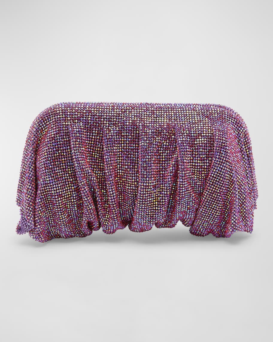 Benedetta Bruzziches Venus La Grande Rhinestone Mesh Clutch Bag ...