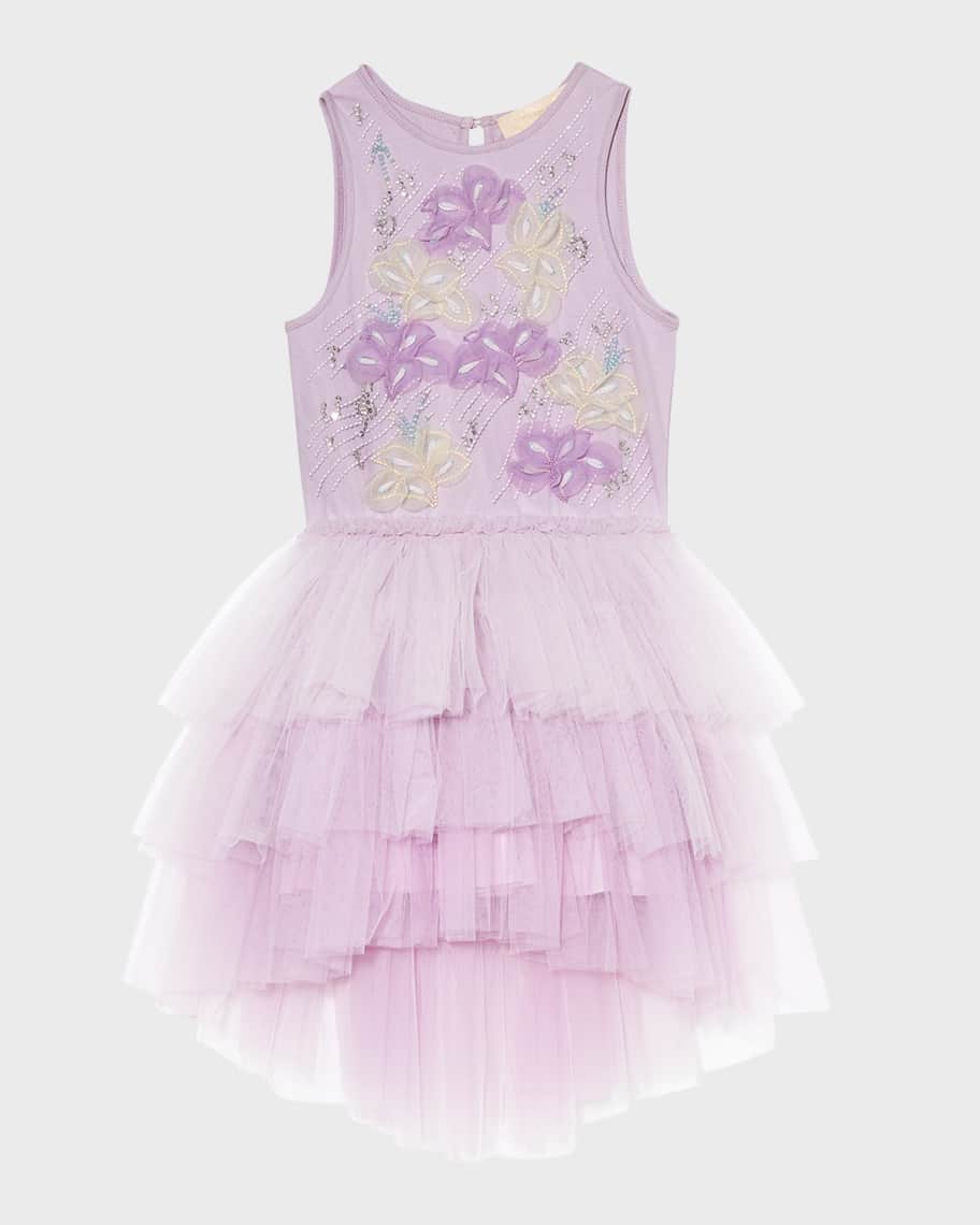 Tutu Du Monde Girl's Sound Garden Sequined High Low Tutu Dress, Size 2 ...