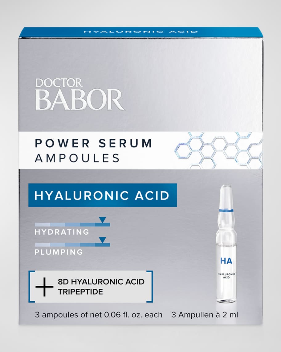 BABOR Power Serum Ampoules Hyaluronic Acid Serum 3-Piece Sample at ...