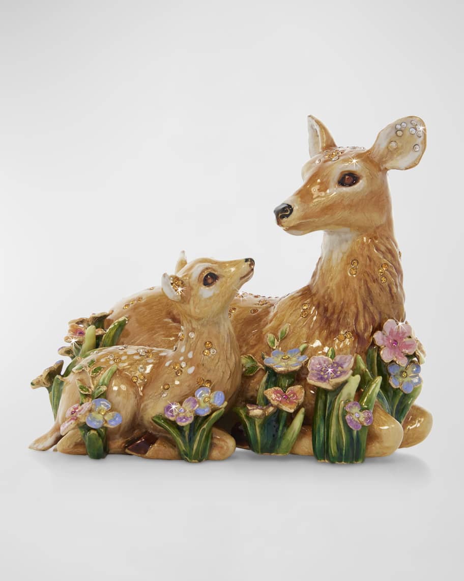 Jay Strongwater Mother and Fawn Figure | Neiman Marcus