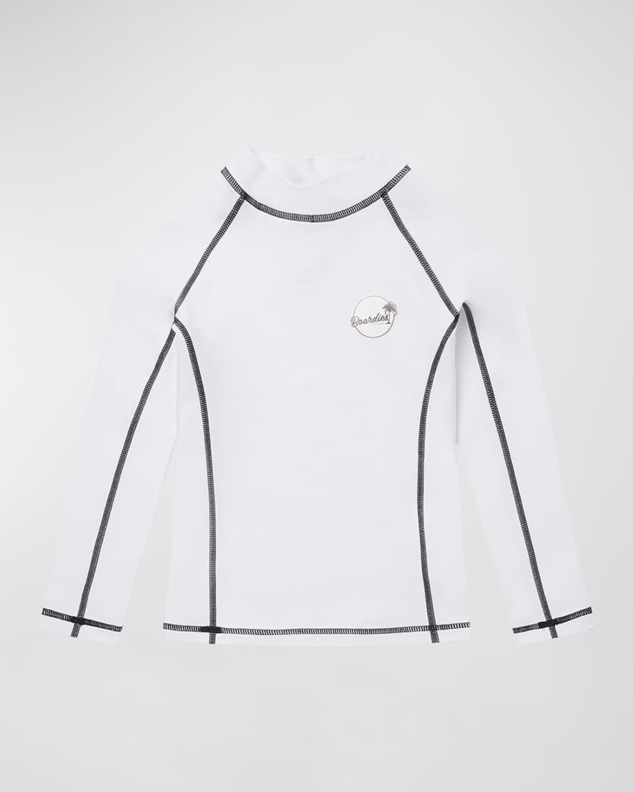 Boardies Apparel Kid's Logo-Print Rash Guard, Size 2-14 | Neiman Marcus