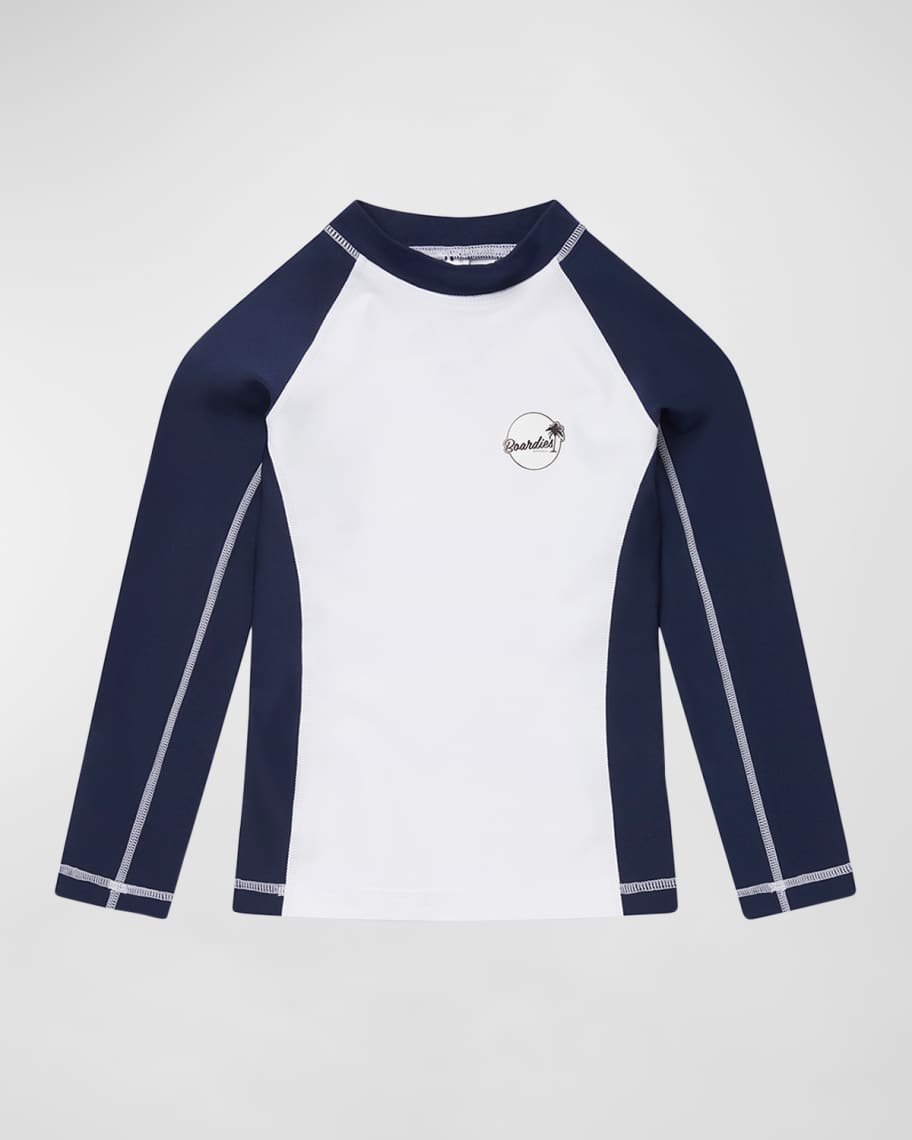 Boardies Apparel Kid's Logo-Print Rash Guard, Size 2-14 | Neiman Marcus