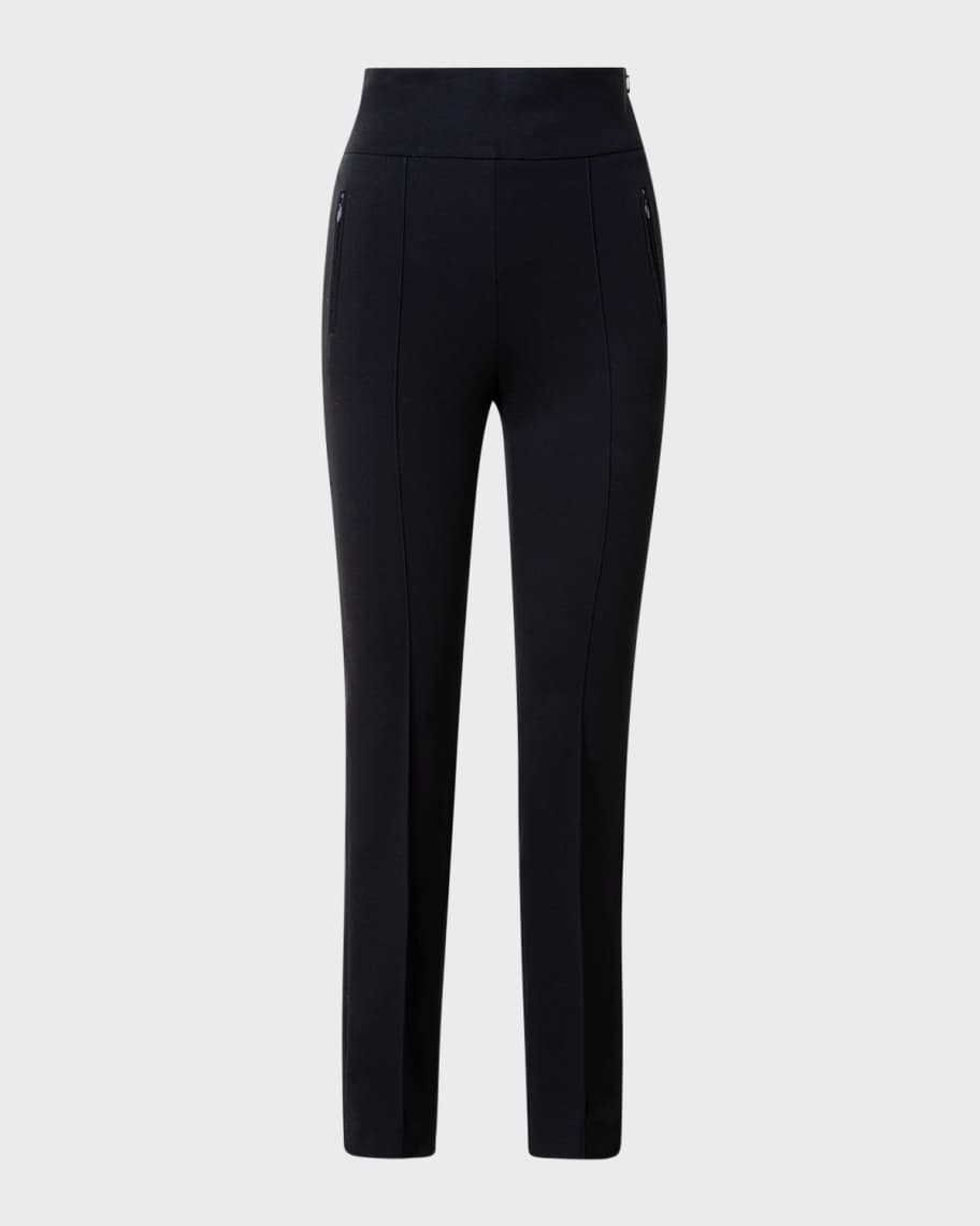 Akris punto Maxine High Waist Signature Jersey Pants | Neiman Marcus