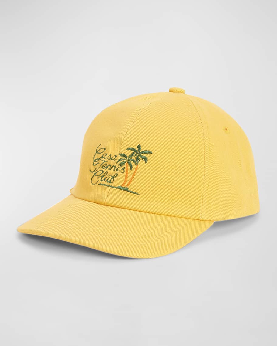 CASABLANCA Men's Tennis Club Icon Embroidered Baseball Cap | Neiman Marcus