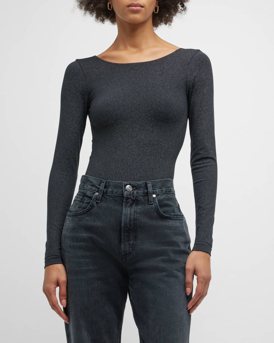 Wolford Shiny String Bodysuit | Neiman Marcus