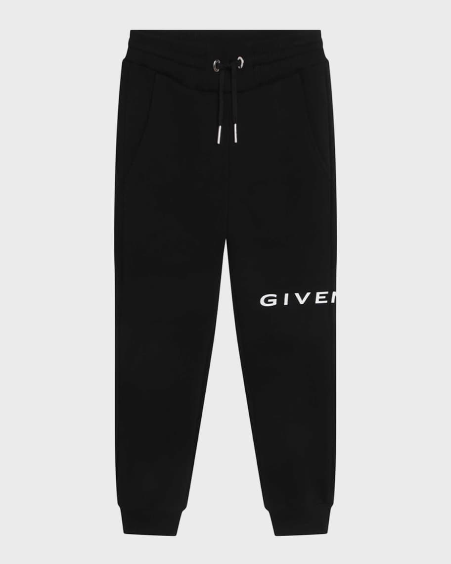 Givenchy Girl's Logo-Print Fleece Jogger Pants, Size 8-14 | Neiman Marcus
