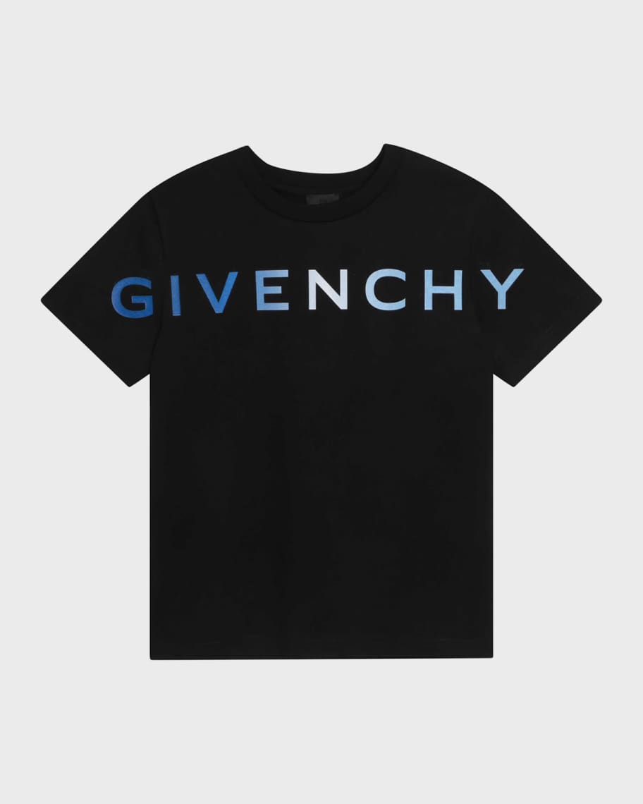 Givenchy Boy's Logo-Print Monogram T-Shirt, Size 8-14 | Neiman Marcus