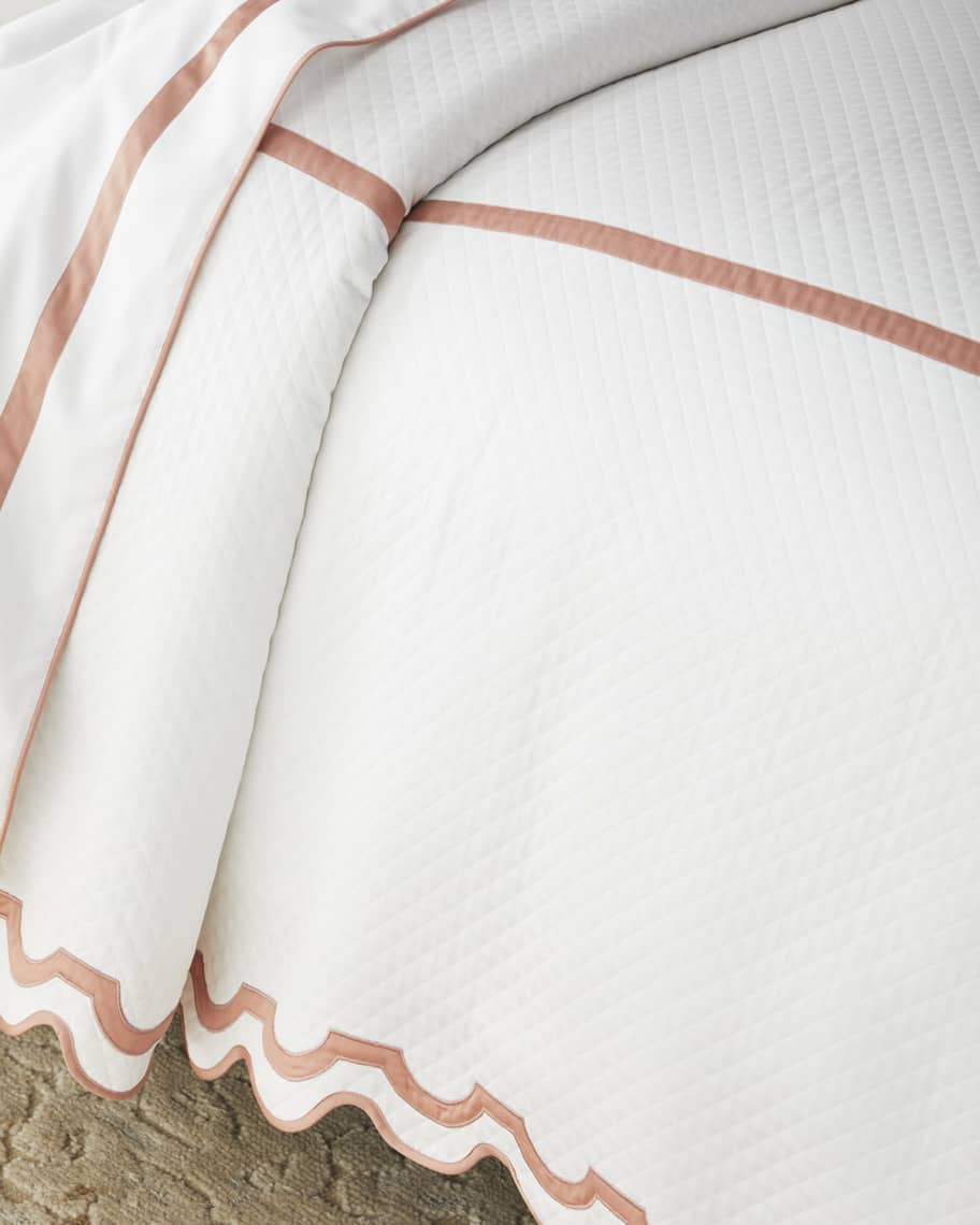 Matouk Mirasol Matelasse Coverlet, FULL-QUEEN | Neiman Marcus
