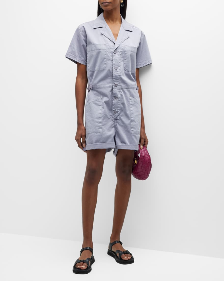 PISTOLA Parker Utility Romper | Neiman Marcus