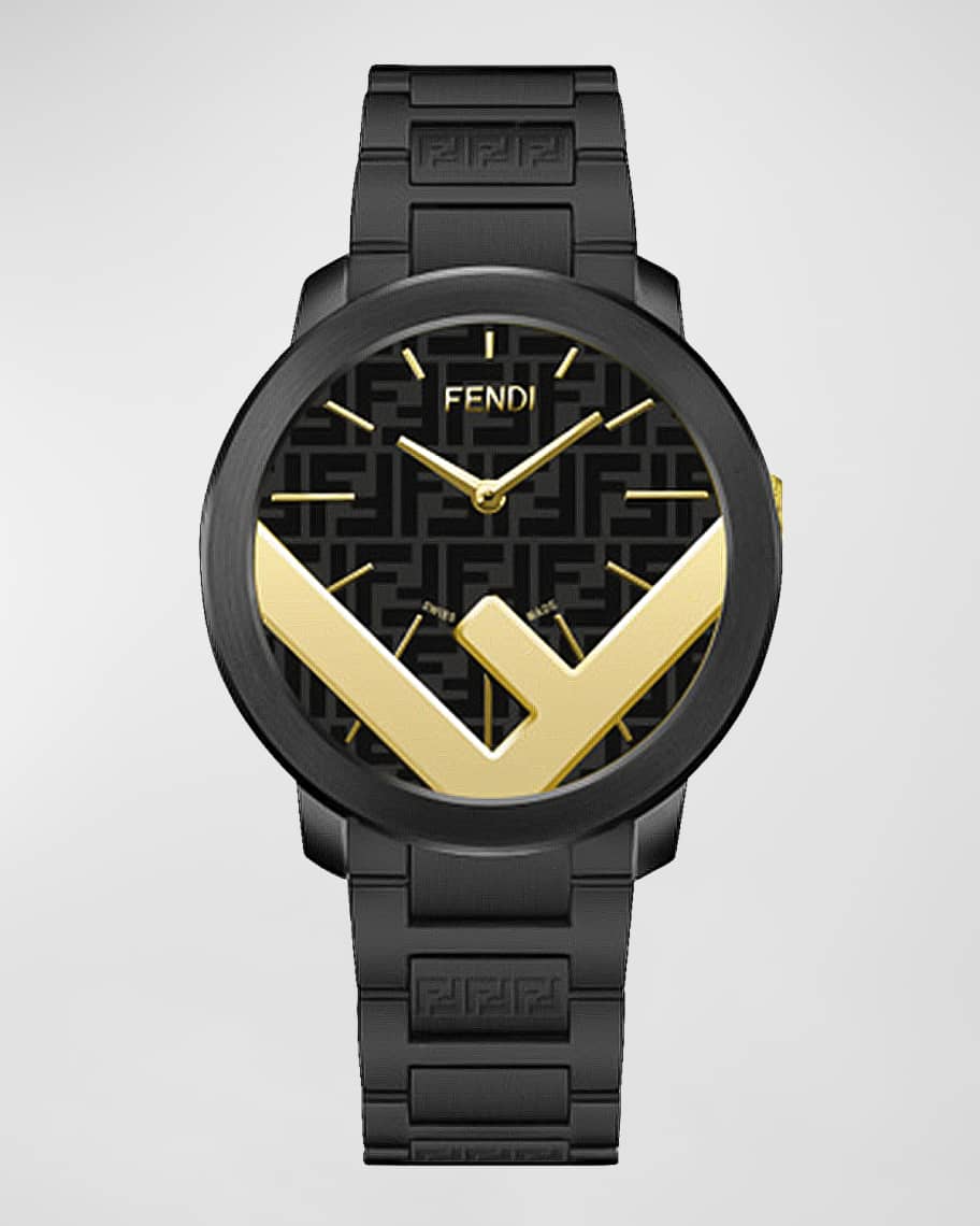 Fendi Men's F Is Fendi Two-Tone Bracelet Watch, 41mm | Neiman Marcus