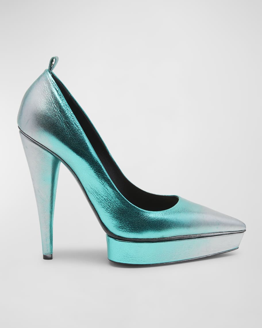 TOM FORD Ombre Leather Platform Pumps | Neiman Marcus