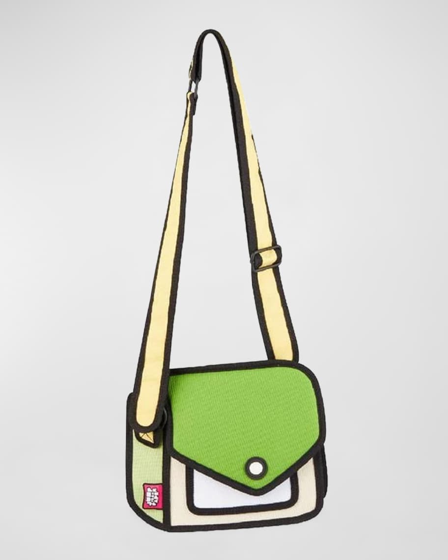 Jump from Paper Girl's Junior Giggle Greenery Shoulder Bag | Neiman Marcus