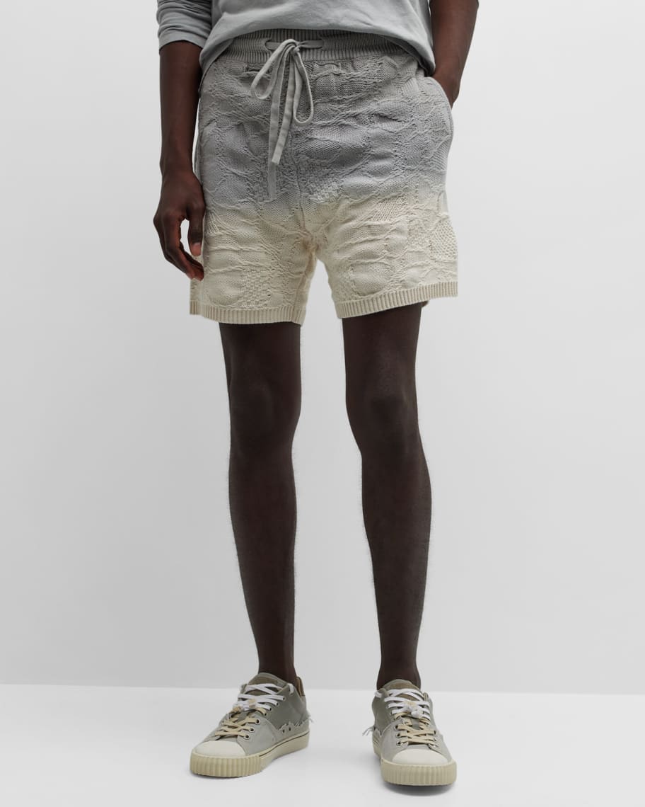 TWENTY Montreal Men's Crossover Netting Sweater Shorts | Neiman Marcus
