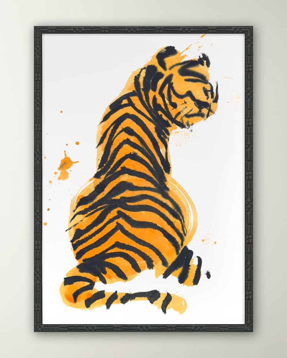 Grand Image Home "Wild Stripes 5" Art by PC Ngo | Neiman Marcus