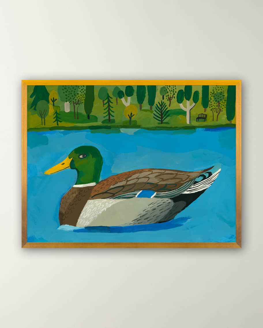 Grand Image Home "Mallard" Art by Michael Doyle | Neiman Marcus