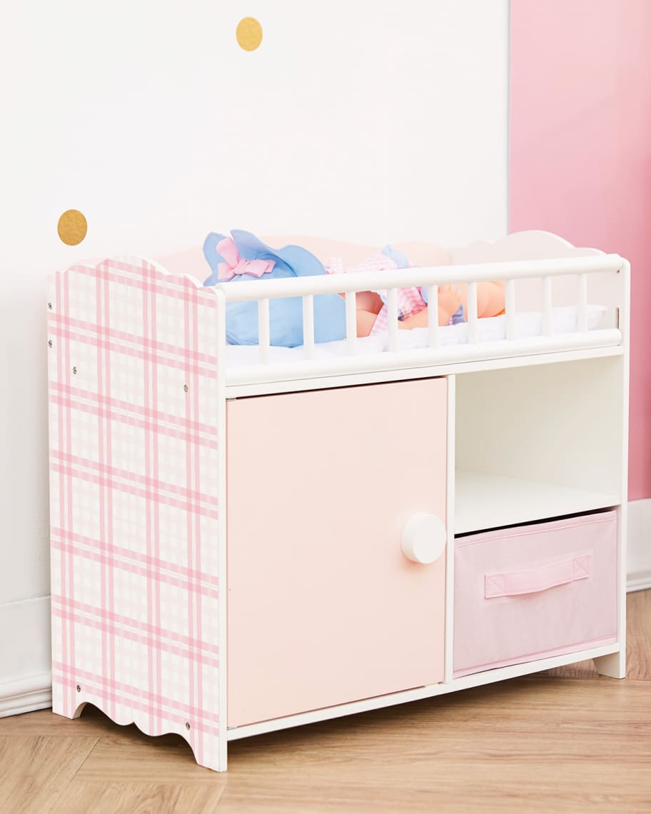 Teamson Kids Olivia's Little World Wooden Baby Doll Crib & Cabinet ...
