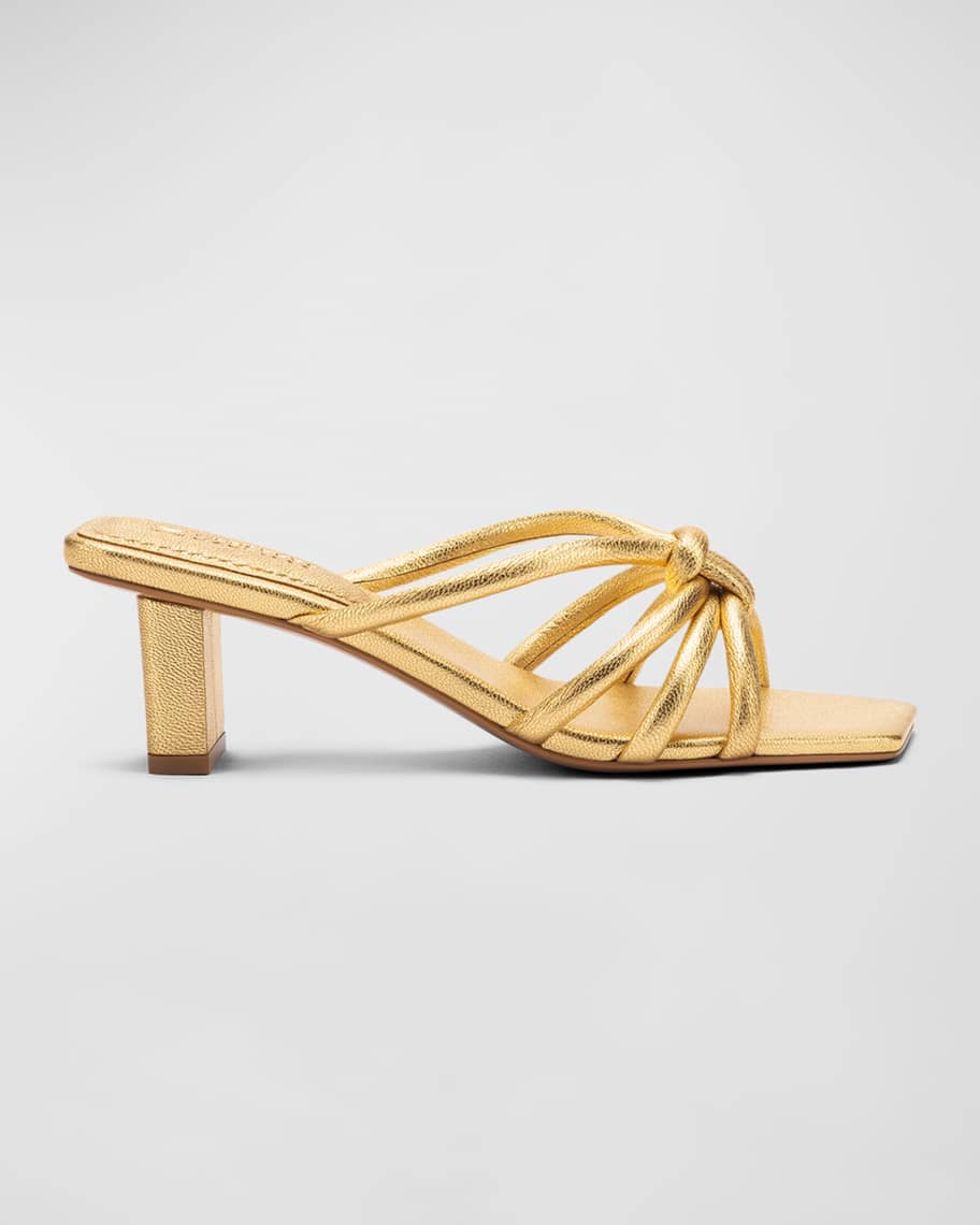 Mercedes Castillo Savanna Tubular Caged Mule Sandals | Neiman Marcus