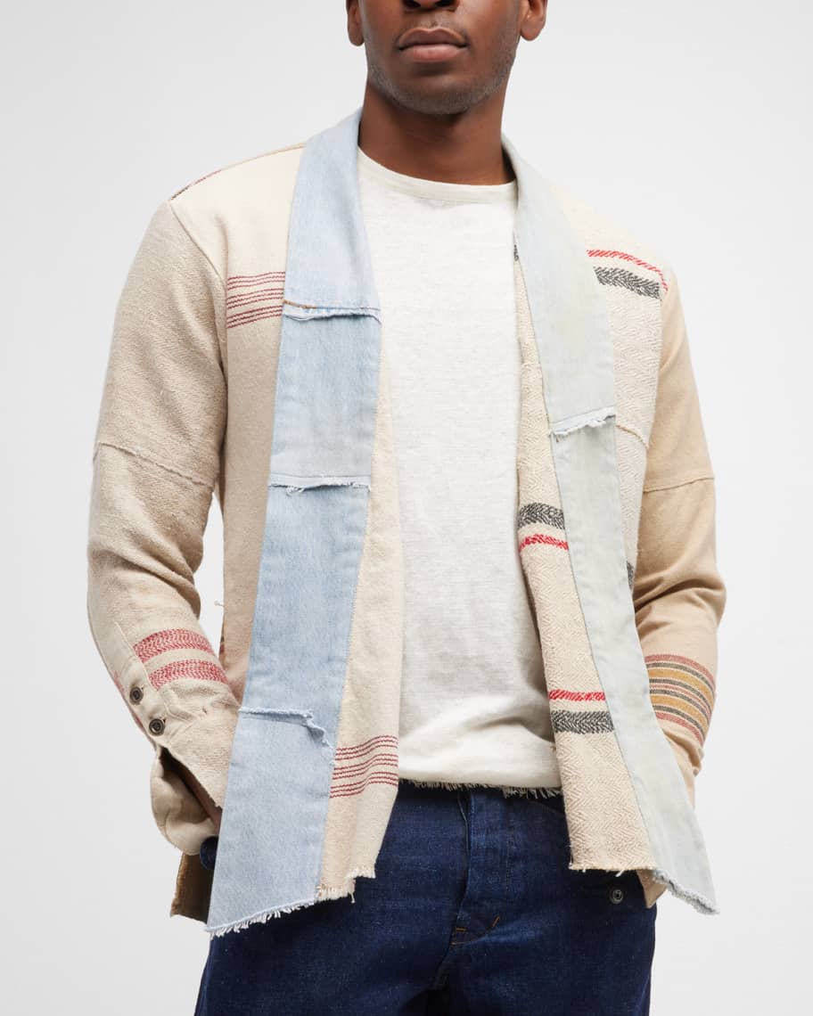 Greg Lauren Men's Antique Hemp Jacket | Neiman Marcus