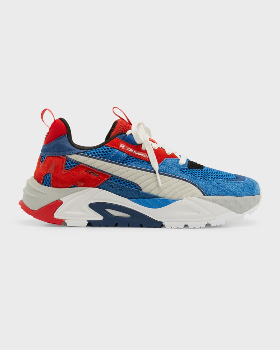 Puma Men's BMW M Motorsport Mesh Low-Top Sneakers | Neiman Marcus