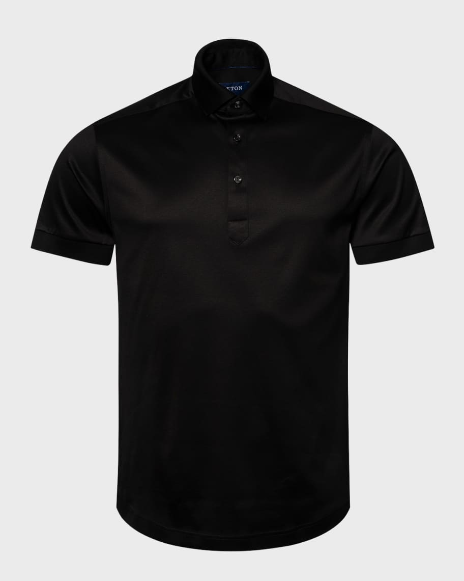 Eton Men's Contemporary Fit Filo di Scozia Jersey Polo Shirt | Neiman ...