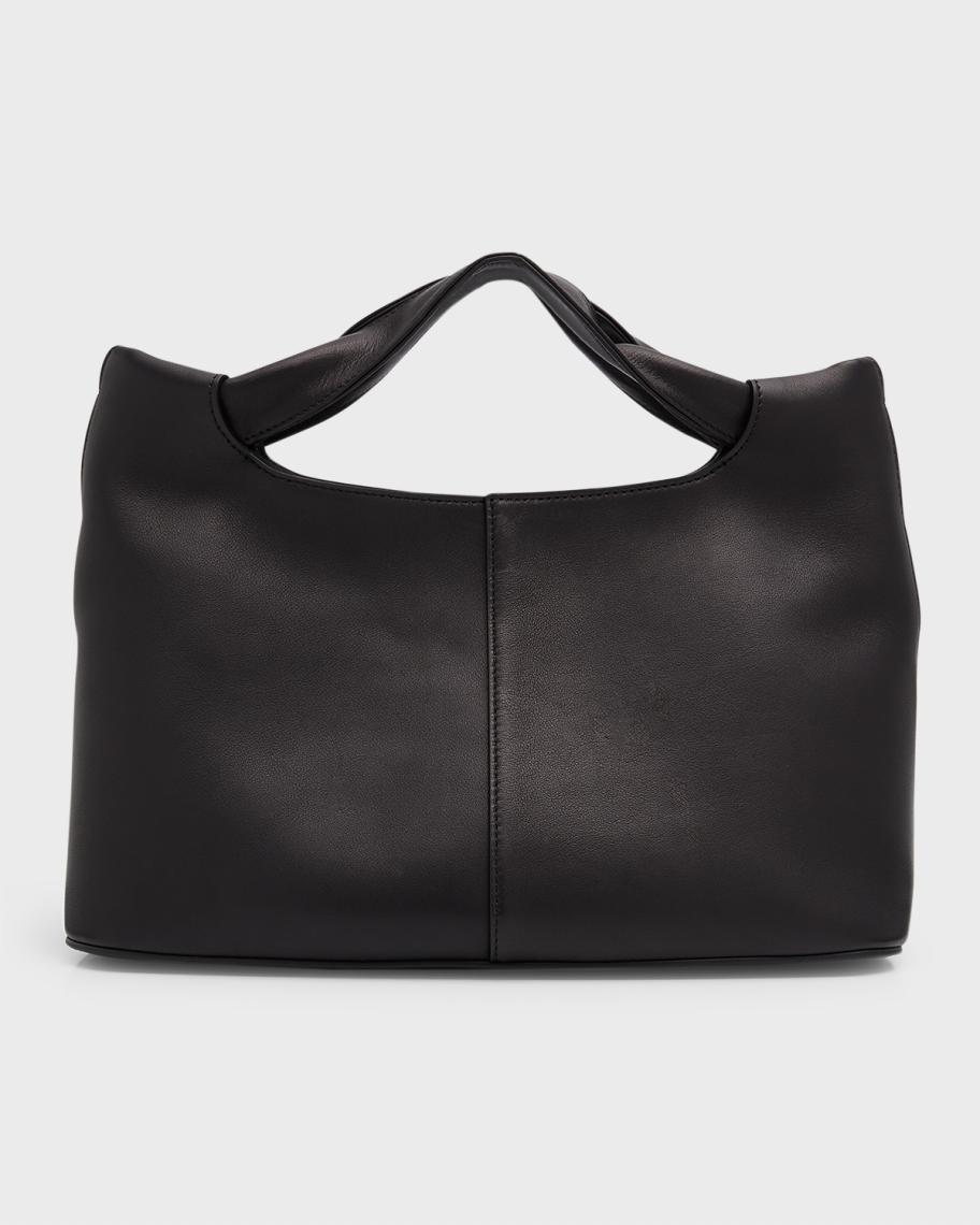 THE ROW Camdem Top-Handle Bag in Saddle Leather | Neiman Marcus