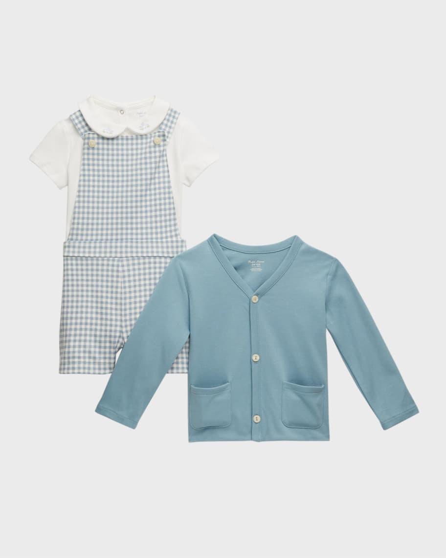 Ralph Lauren Childrenswear Boy's Interlock Knit Jumper 3-Piece Set ...