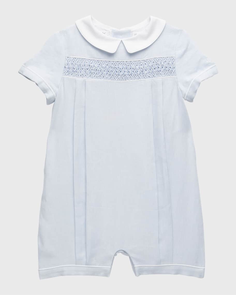 Ralph Lauren Childrenswear Boy's Hand Smocked Collared Shortall, Size ...